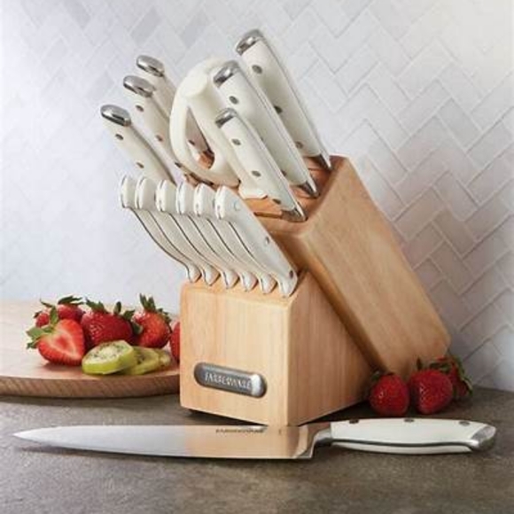 Farberware | Kitchen | Farberware 5piece Forged Triple Rivet Knife ...